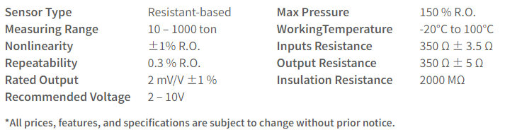 Annular/Solid Load Cell - Sanlien Technology